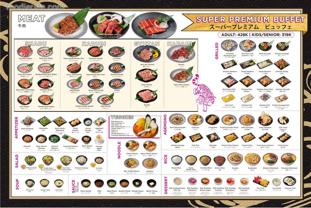 Daftar Harga Menu Super Yakiniku 2026 | Foodierate