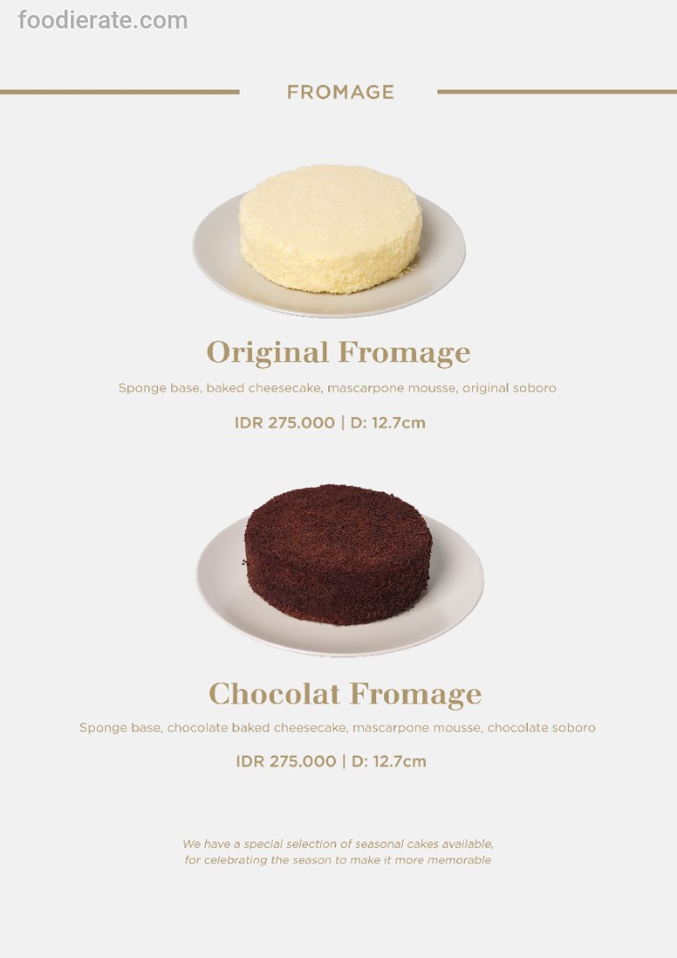 Daftar Harga Menu DORE by LeTAO 2025 | Foodierate