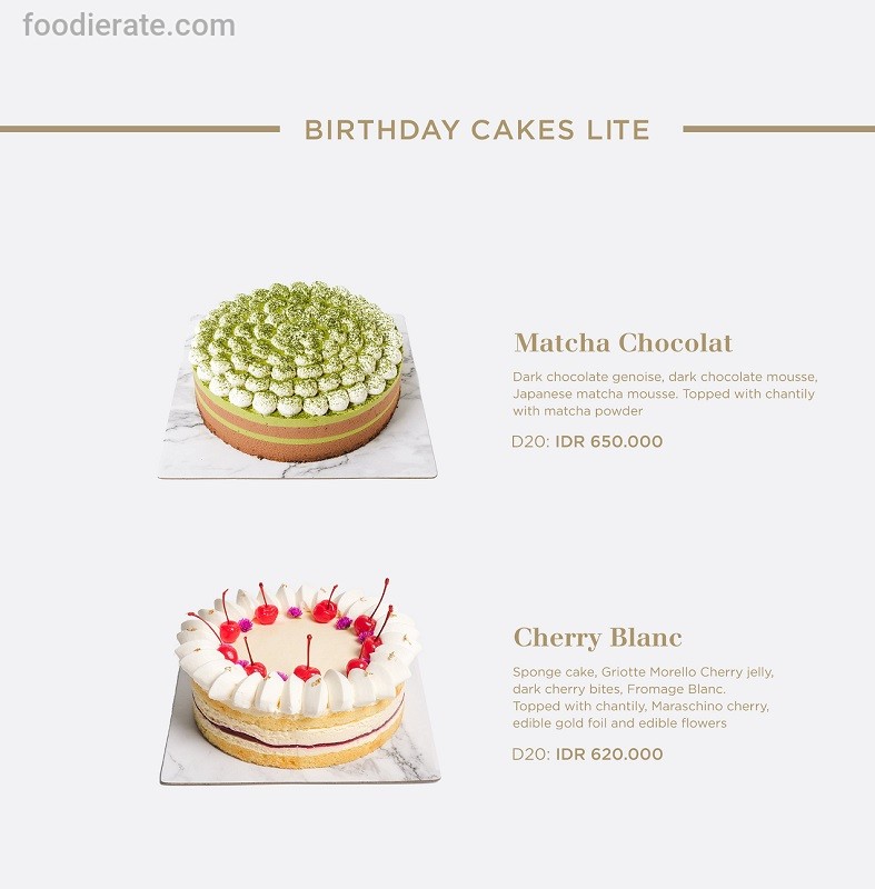 Daftar Harga Menu DORE by LeTAO 2025 | Foodierate