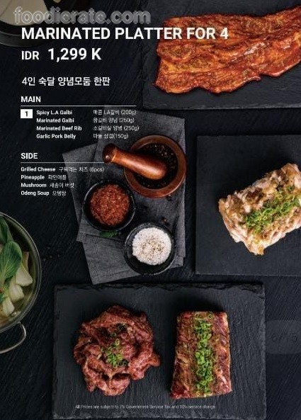 Daftar Harga Menu Sookdal Premium Korean BBQ 2026 | Foodierate