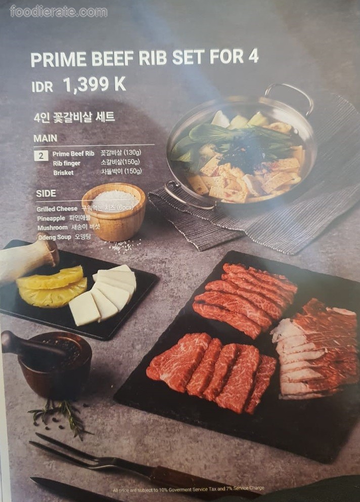 Daftar Harga Menu Sookdal Premium Korean BBQ 2025 | Foodierate