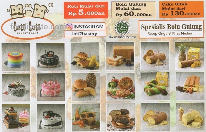Daftar Harga Menu Loti Loti Bakery 2025 | Foodierate