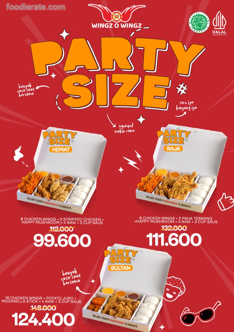 Wingz O Wingz Naripan | Daftar Harga Menu Wingz O Wingz Naripan Restoran dan Ojek Online ...