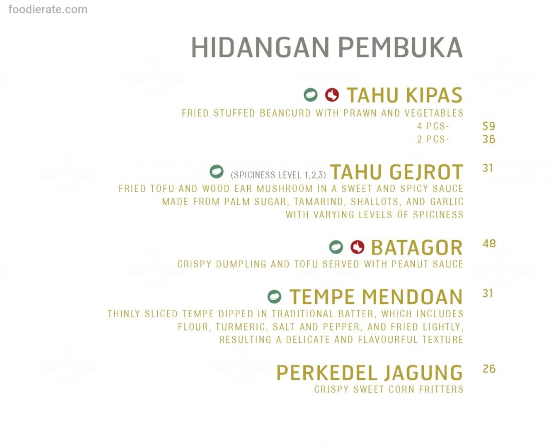 Daftar Harga Menu Sate & Seafood Senayan 2025 | Foodierate