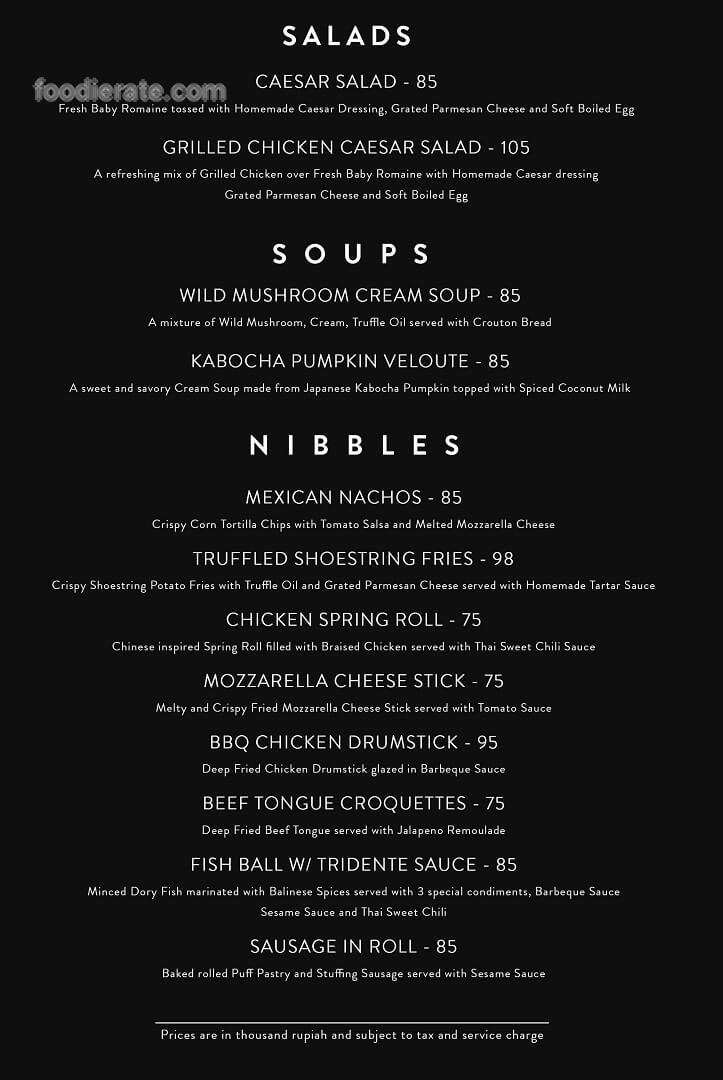 Proof The MAJ Senayan Senayan | Daftar Harga Menu Proof The MAJ Senayan ...