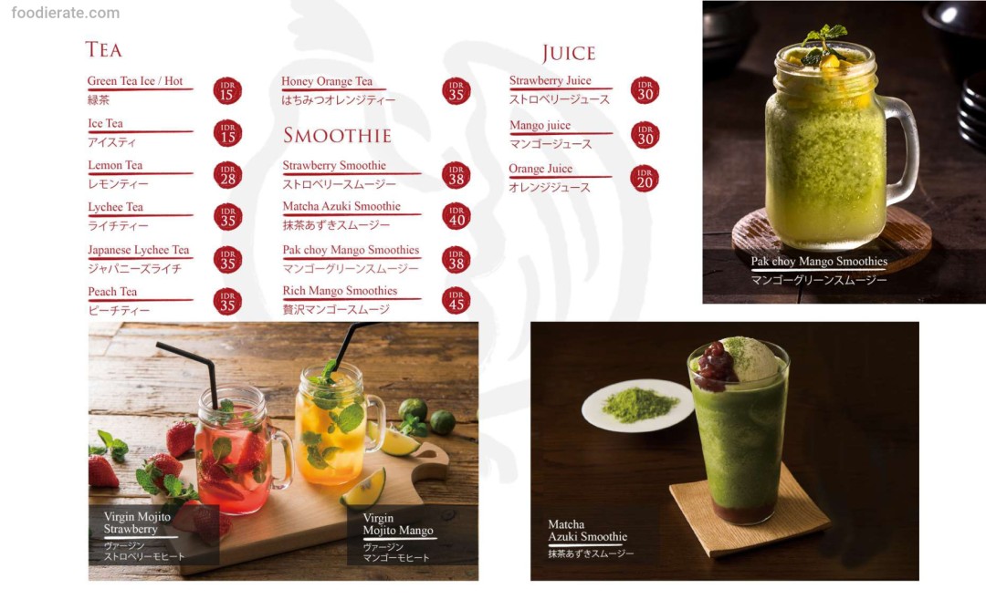 Daftar Harga Menu Bijin Nabe 2026 | Foodierate