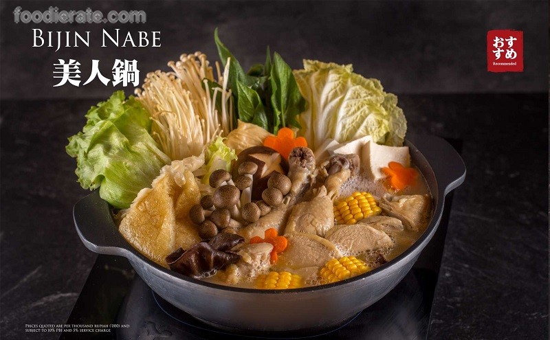 Daftar Harga Menu Bijin Nabe 2026 | Foodierate