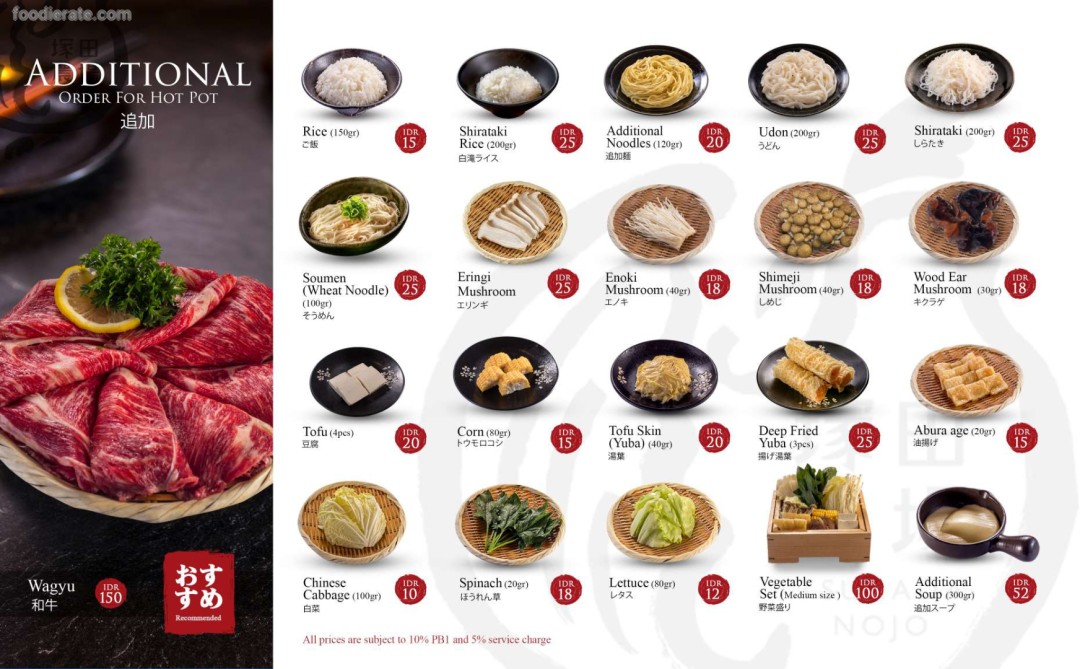 Daftar Harga Menu Bijin Nabe 2025 | Foodierate