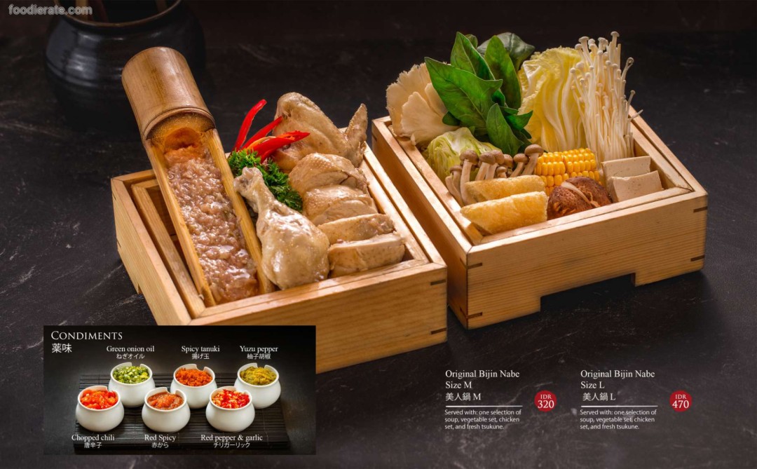 Daftar Harga Menu Bijin Nabe 2026 | Foodierate