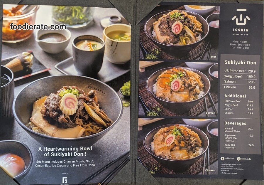 Isshin Central Park Mall Slipi | Daftar Harga Menu Isshin Central Park ...