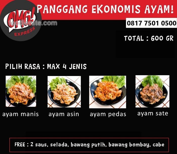 Daftar Harga Menu OMG! Oh My Grill 2025 | Foodierate