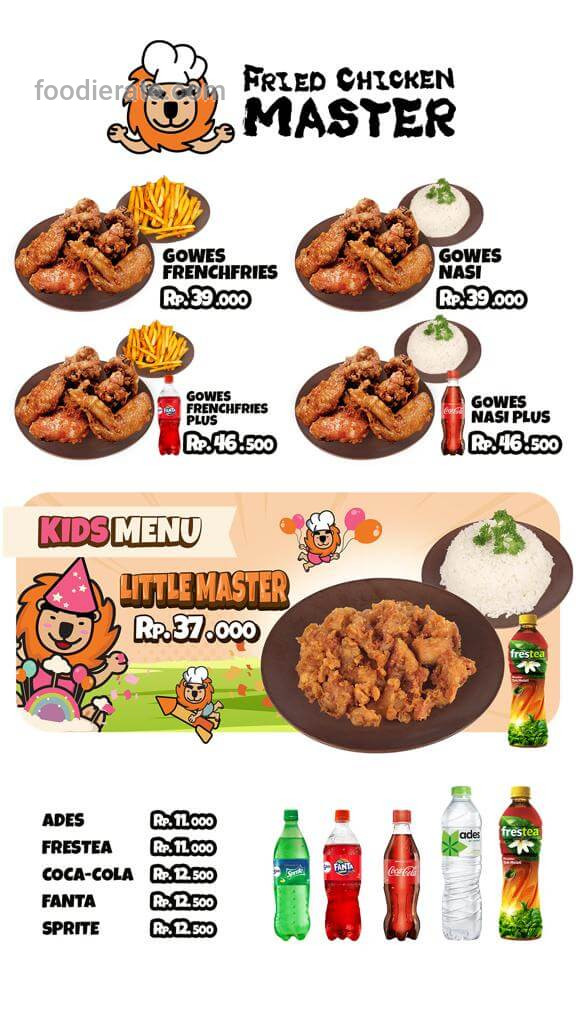 Fried Chicken Master Plaza Indonesia (PI) Thamrin | Daftar Harga Menu ...