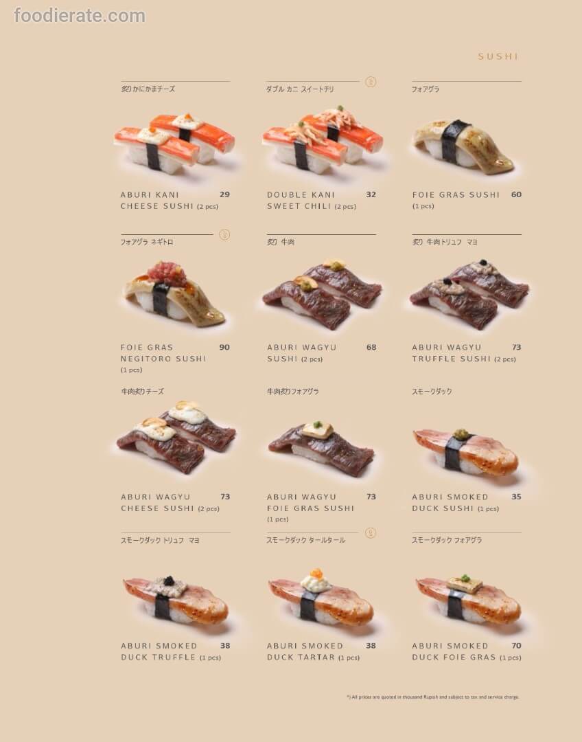Daftar Harga Menu Sushi Hiro 2025 | Foodierate