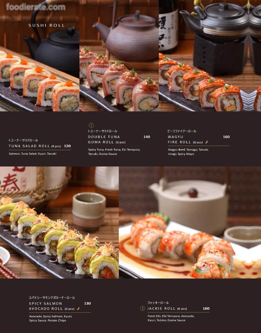 Daftar Harga Menu Sushi Hiro 2025 | Foodierate