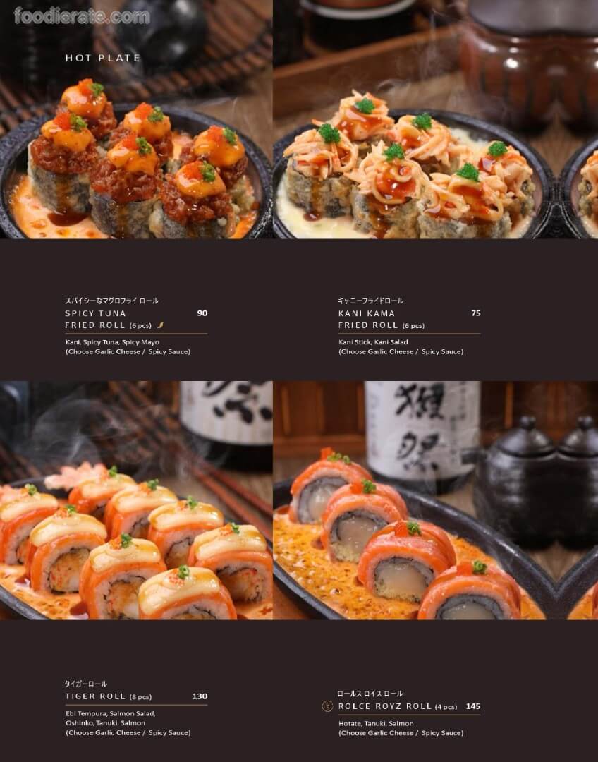 Daftar Harga Menu Sushi Hiro 2025 | Foodierate