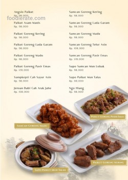 Daftar Harga Menu Mutiara Traditional Chinese Food 2025 | Foodierate