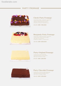 Daftar Harga Menu DORE by LeTAO 2025 | Foodierate