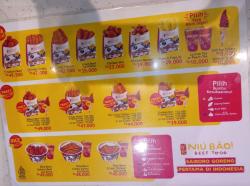 Daftar Harga Menu Niu Bao 2026 | Foodierate