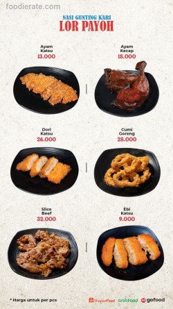 Daftar Harga Menu Lor Payoh 2025 | Foodierate