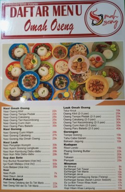 Daftar Harga Menu Omah Oseng 2026 | Foodierate