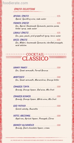 Daftar Harga Menu Franco Ristorante 2025 | Foodierate