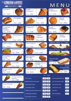 Daftar Harga Menu London Layers 2026 | Foodierate