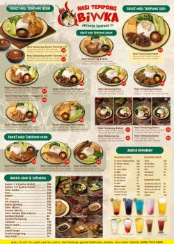 Daftar Harga Menu Nasi Tempong Biwka 2026 | Foodierate