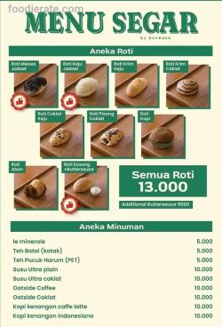 Daftar Harga Menu Toko Roti Segar 2025 | Foodierate