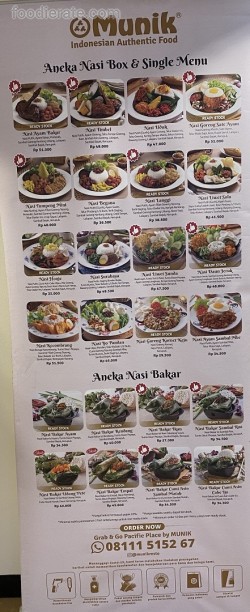 Daftar Harga Menu Munik 2025 | Foodierate