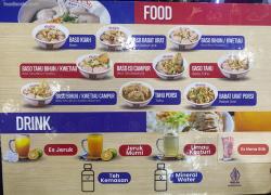 Daftar Harga Menu A Fung Baso Sapi Asli 2025 | Foodierate