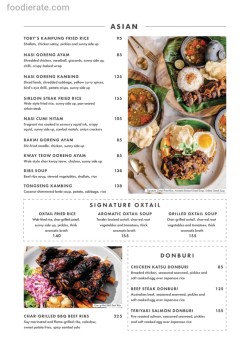 Daftar Harga Menu Toby's Estate 2025 | Foodierate