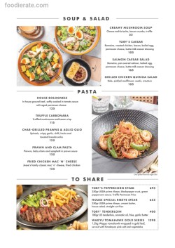 Daftar Harga Menu Toby's Estate 2025 | Foodierate