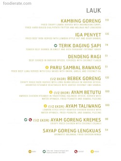Daftar Harga Menu Sate & Seafood Senayan 2025 | Foodierate