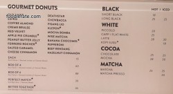 Daftar Harga Menu Gordon Donuts & Coffee 2026 | Foodierate