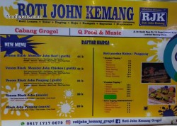 Daftar Harga Menu Roti John Kemang 2025 | Foodierate