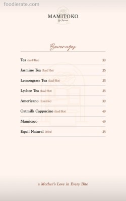 Daftar Harga Menu Mamitoko 2026 | Foodierate